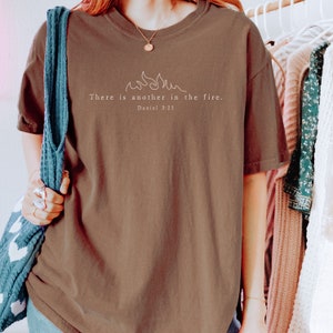 Christian Minimalist Shirt Another in the Fire Christian Comfort Colors ...