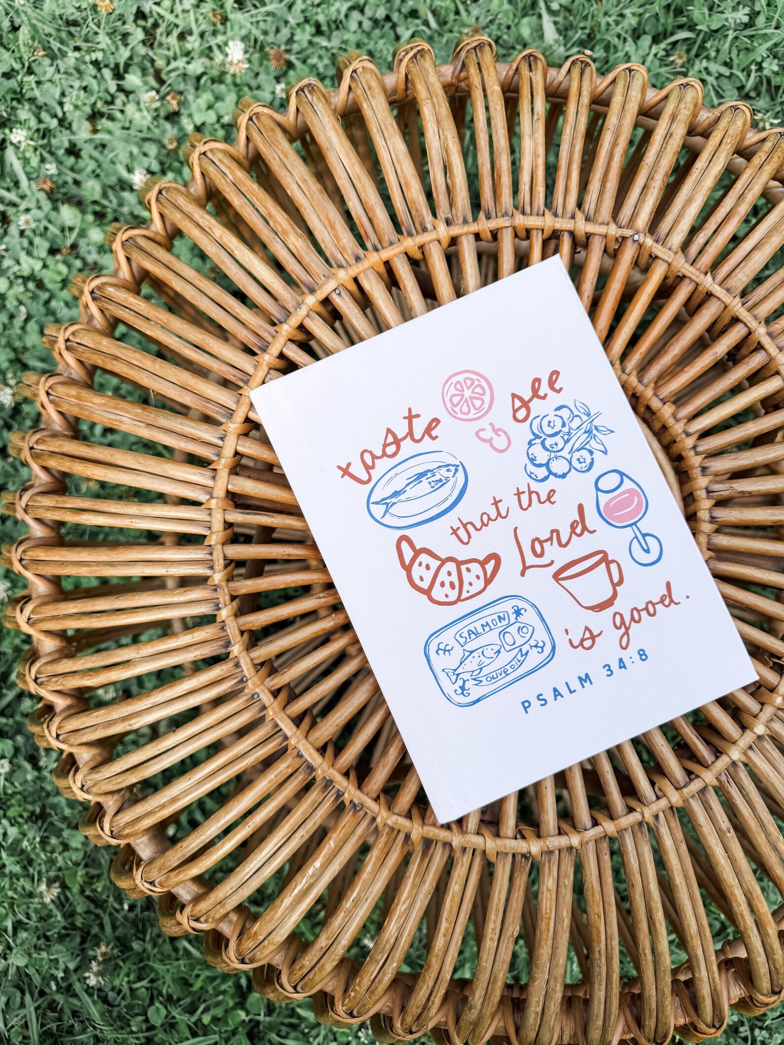 Taste & See Psalm 34 Journal | Christian Notebook Bible Journal for ...