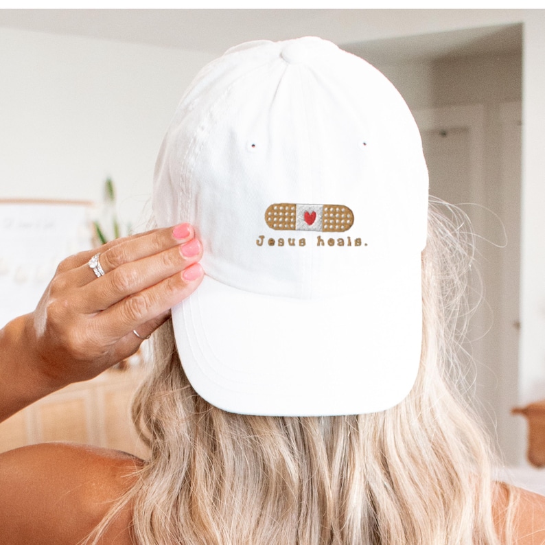 Jesus Heals Embroidered Dad Hat: Christian Baseball Cap - Etsy