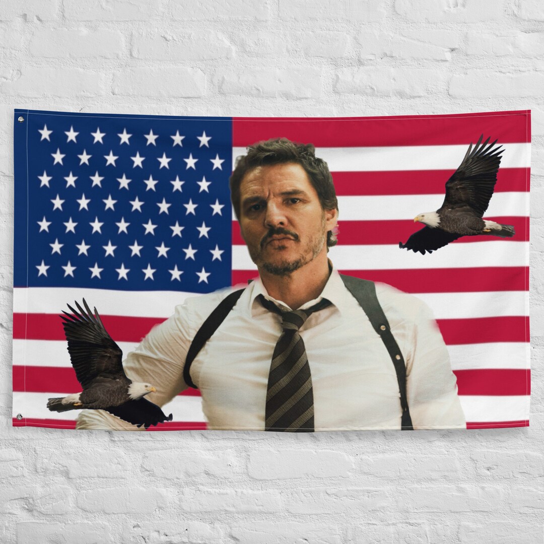 Pedro Pascal Flag/tapestry-wall Decor-fan Art - Etsy