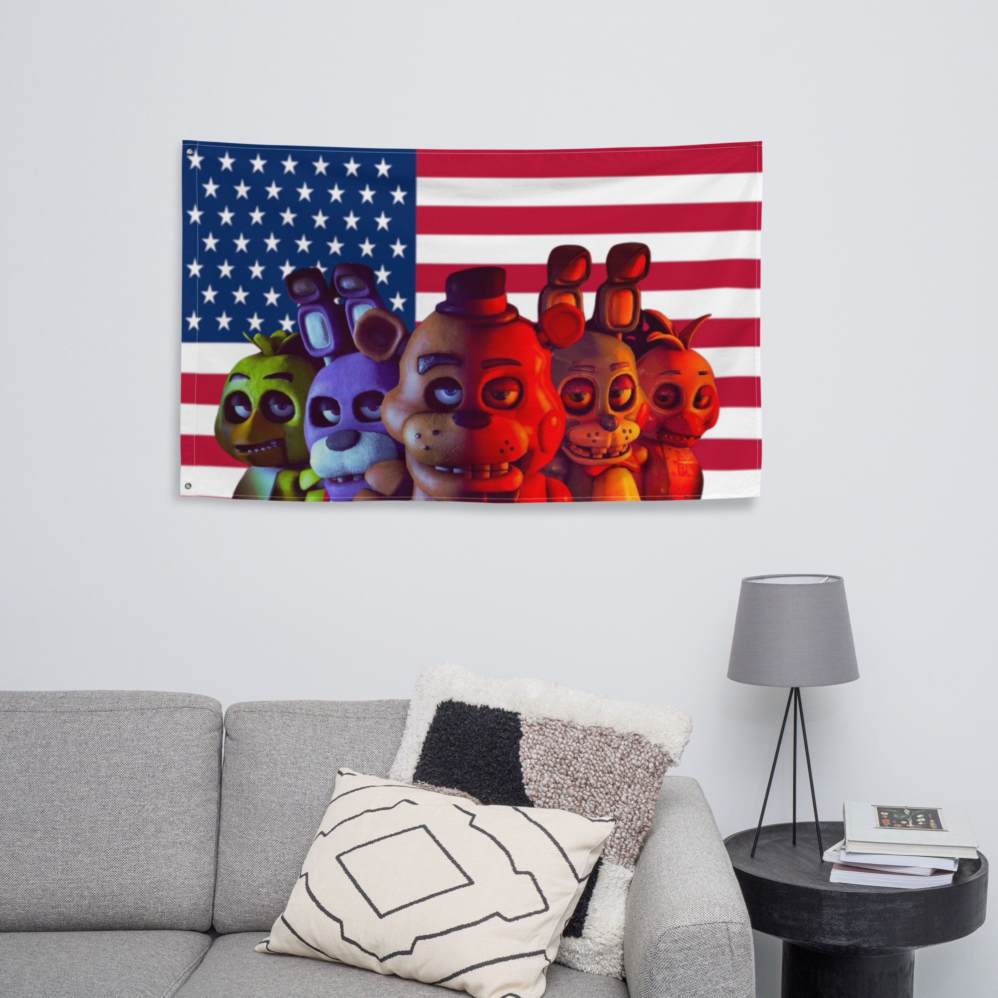 Five Nights at Freddys Flag/tapestry-wall Decor-fan Art - Etsy