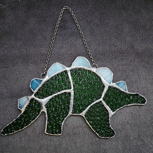 Stained Glass Dinosaur - Etsy