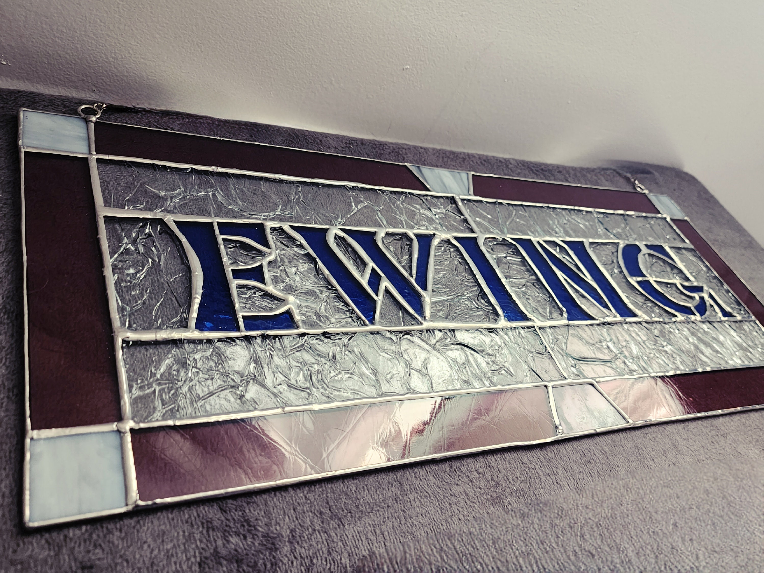 Custom Stained Glass Sign- Made to Order - Etsy