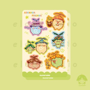 Vinyl Stickersheet Aranara Genshin Impact Waterproof, Genshin Laptop ...