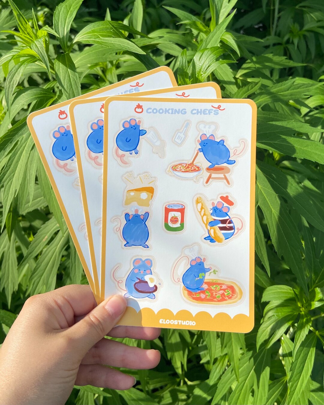 Ratatouille Sticker Sheet / Waterproof Sticker Pack / Remy Gusteau ...