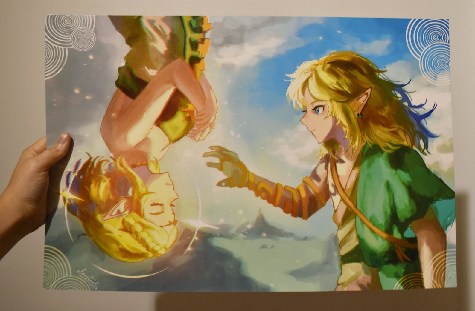 Zelda and Link Totk Poster Zelda Poster Zelda Fans Gift - Etsy