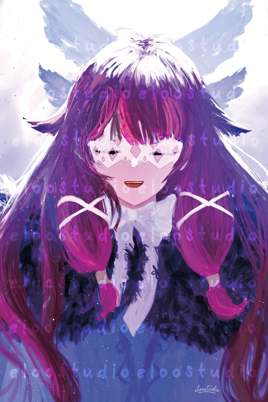 Genshin Impact Columbina Harbinger Poster, Video Game Gift, Large Art ...