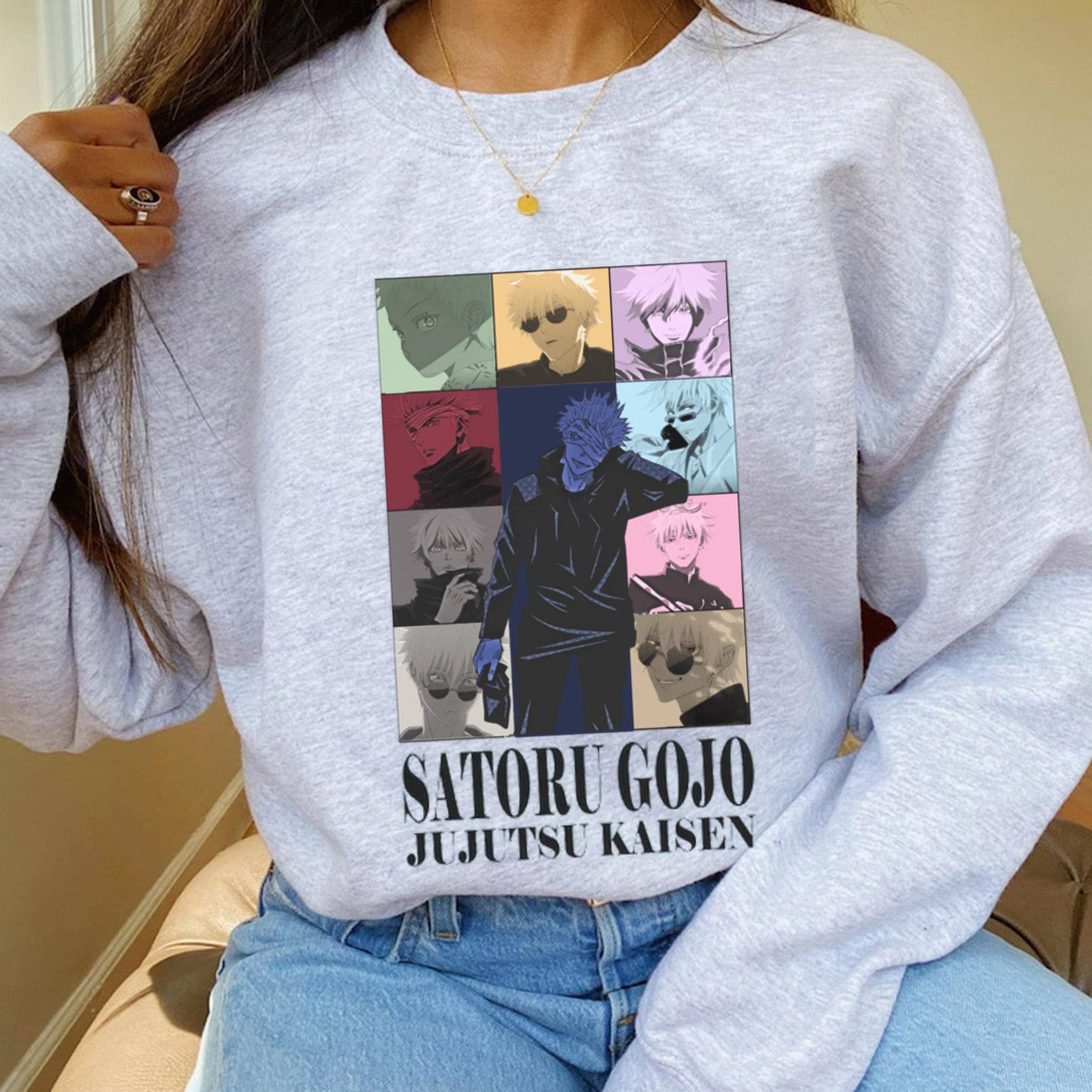 Satoru Gojo Tour Anime Shirt Gojo Shirt Anime Manga Shirt - Etsy