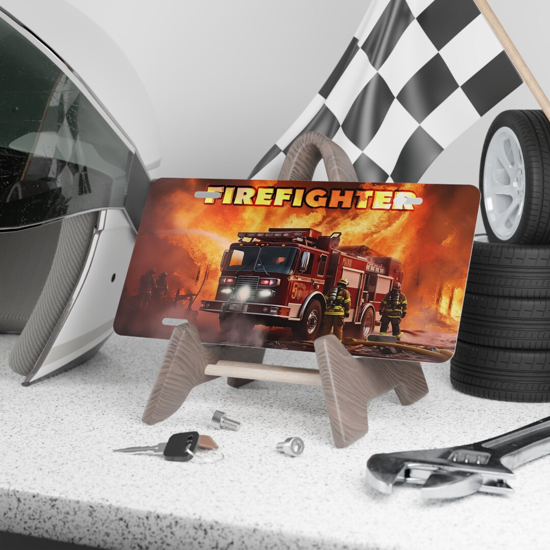8-firefighter-custom-license-plates, Custom Car Accessories ...