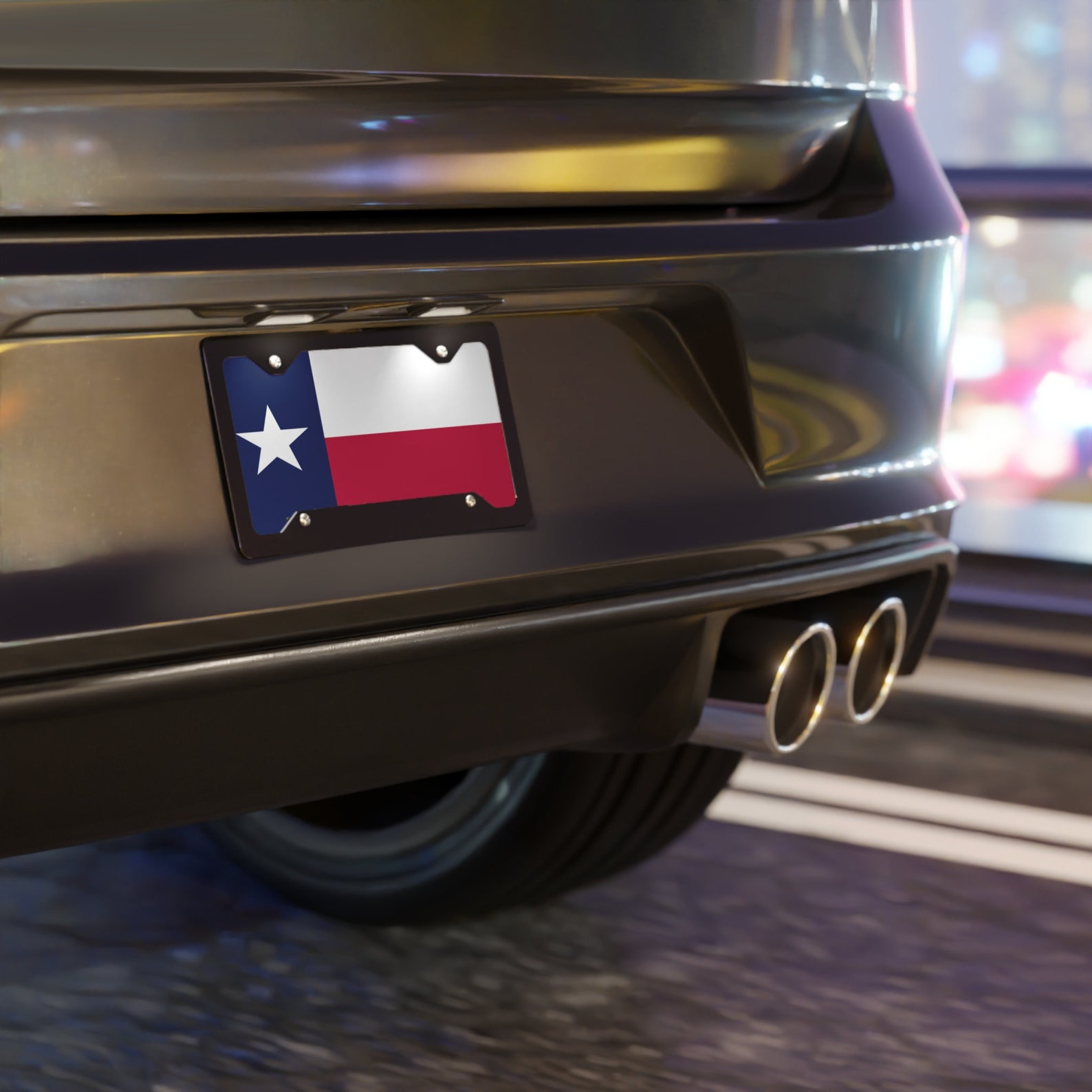 Texas Flag License Plate, Texas Vanity Car License Plate, Texas ...