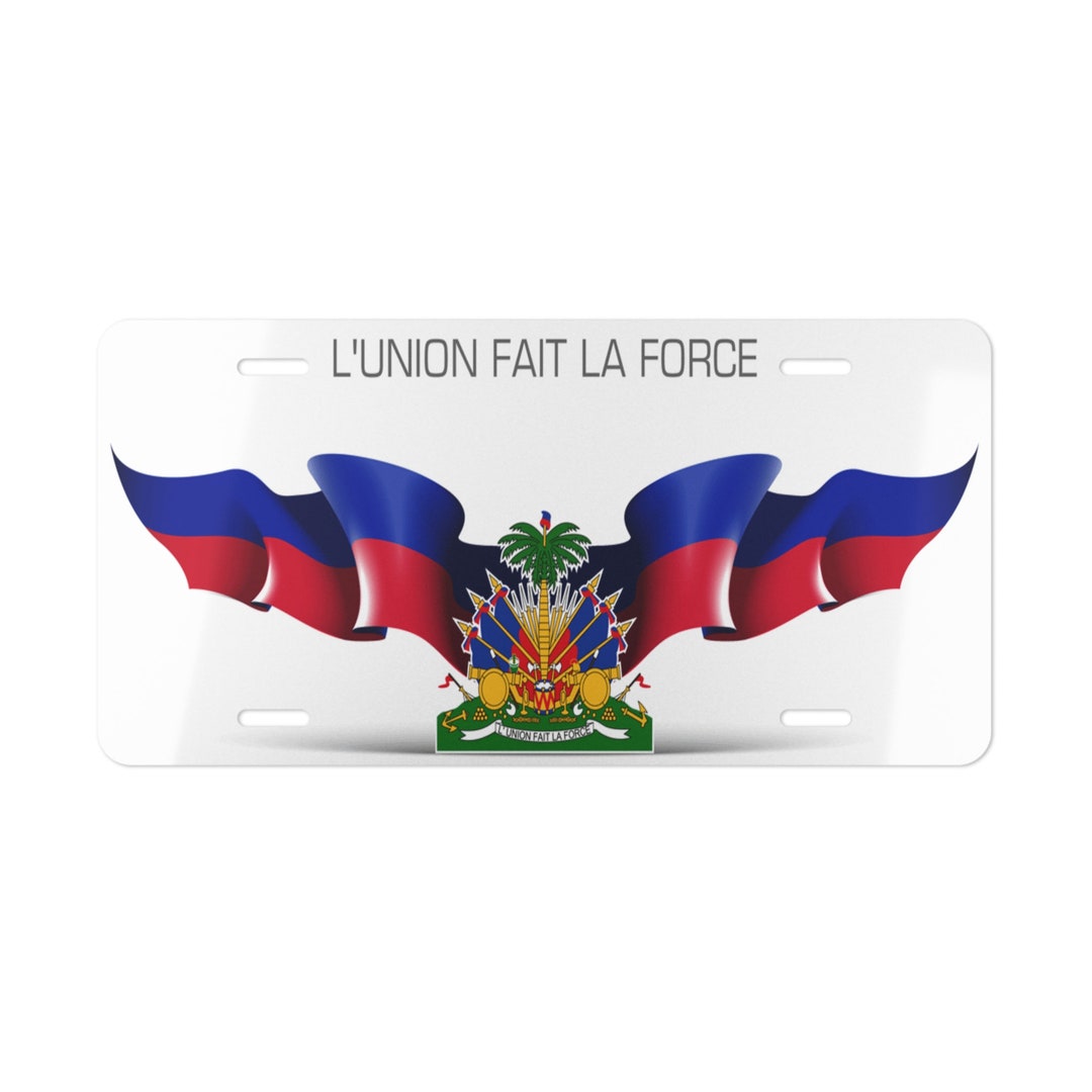 Haitian Flag License Plate - Etsy
