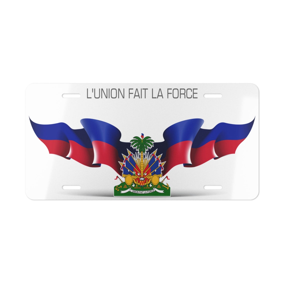 Haitian Flag License Plate - Etsy