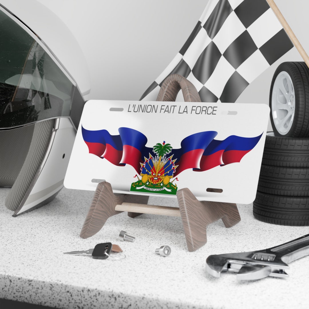 Haitian Flag License Plate - Etsy