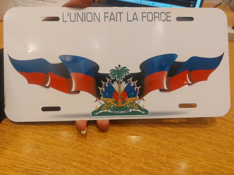Haitian Flag License Plate - Etsy