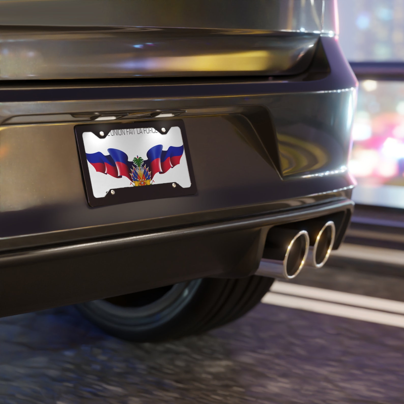 Haitian Flag License Plate - Etsy