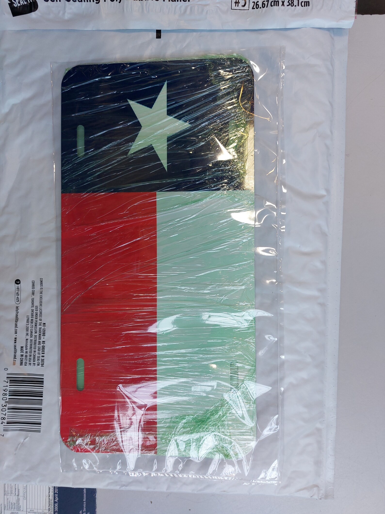 Texas Flag License Plate, Texas Vanity Car License Plate, Texas ...