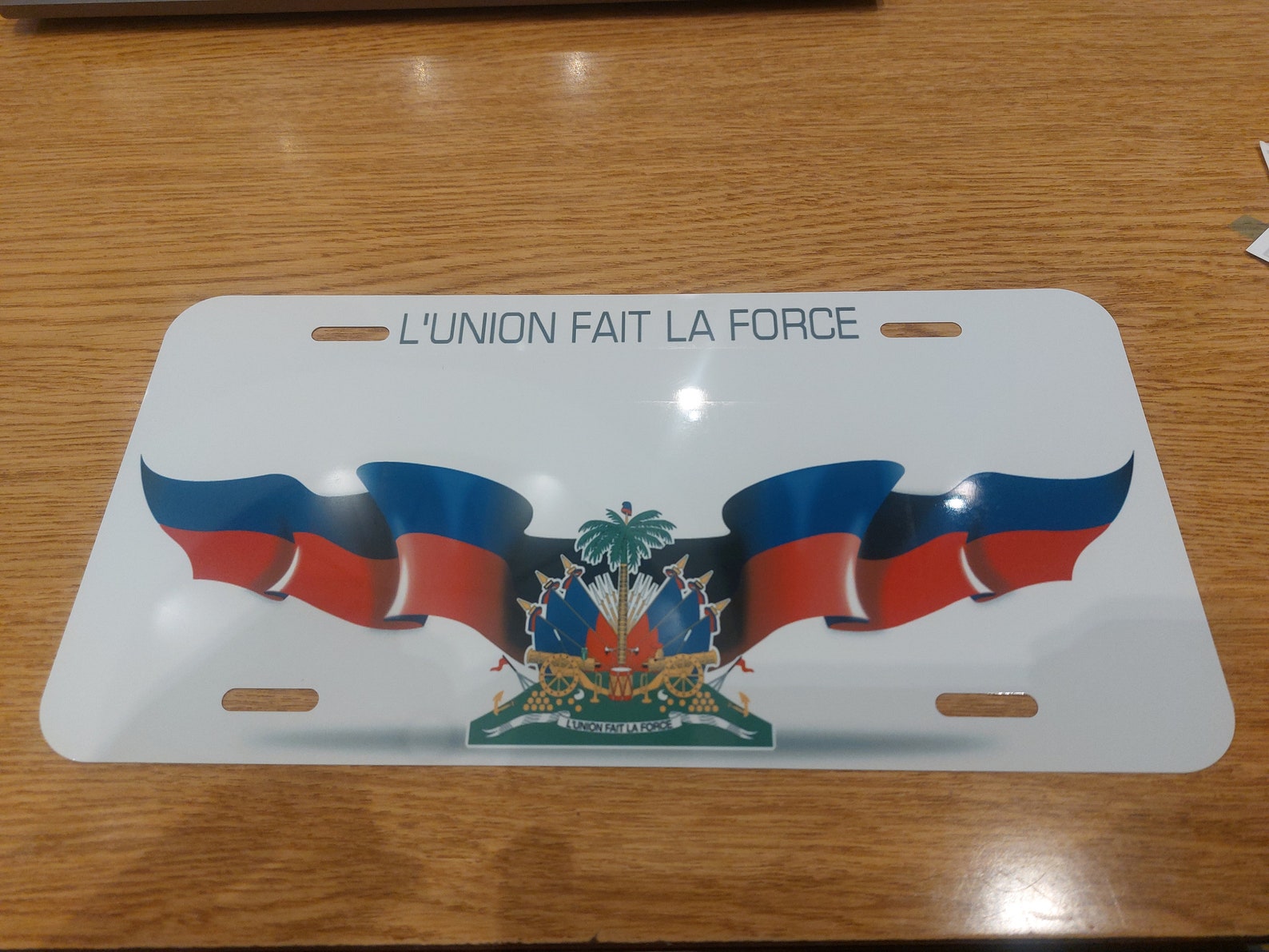 Haitian Flag License Plate - Etsy