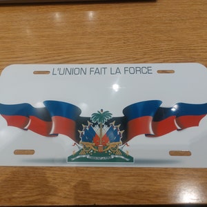 Haitian Flag License Plate - Etsy