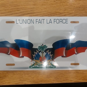 Haitian Flag License Plate - Etsy