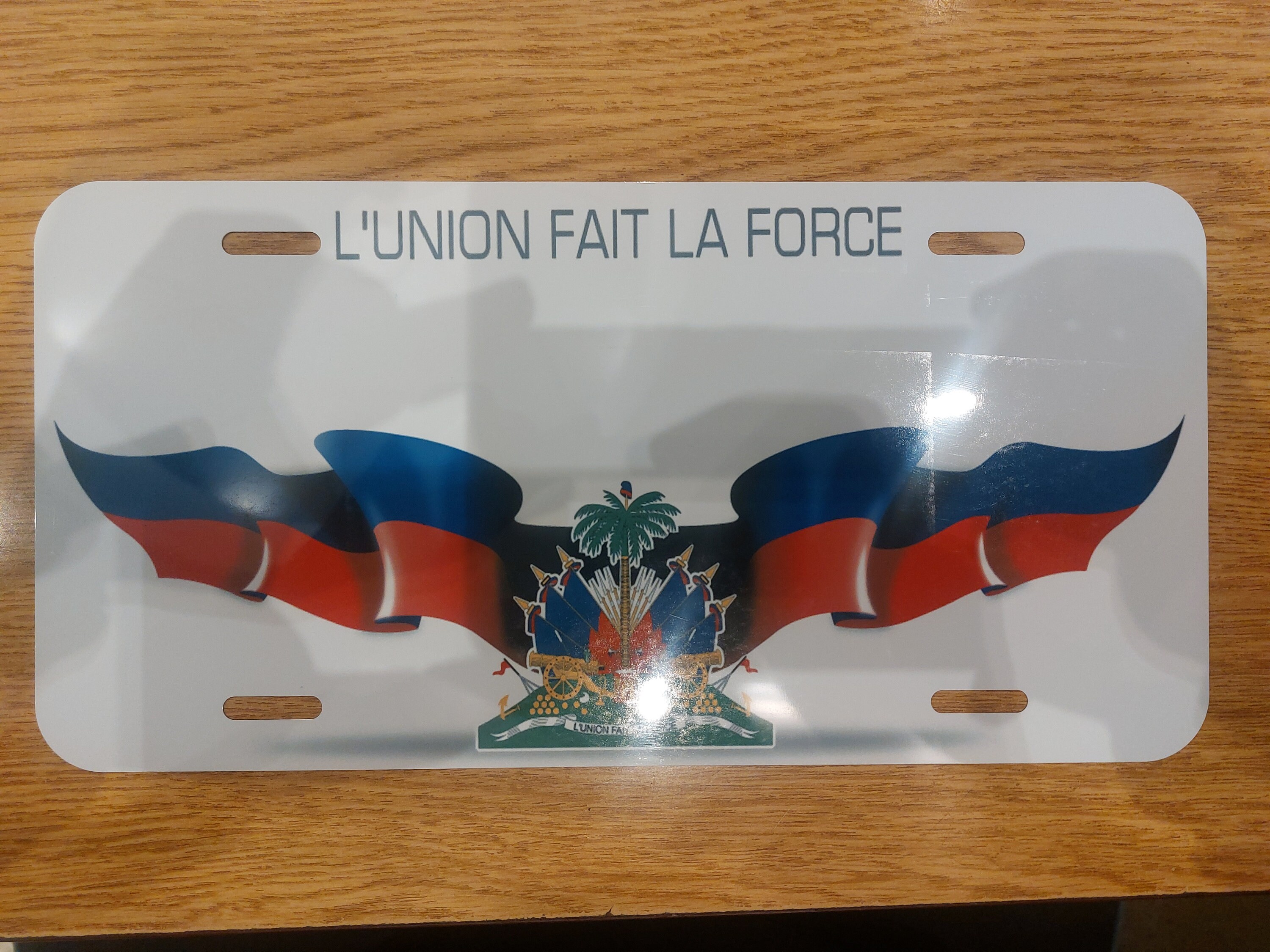Haitian Flag License Plate - Etsy