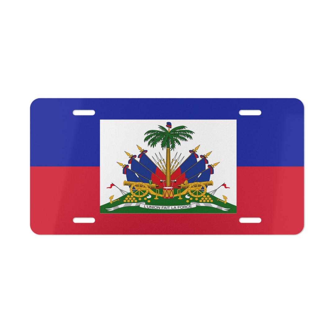 Haitian Flag License Plate - Etsy