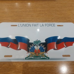 Haitian Flag License Plate - Etsy
