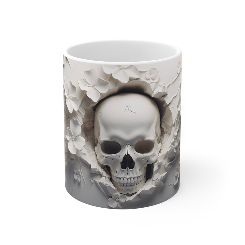 Skull Mug - Etsy UK