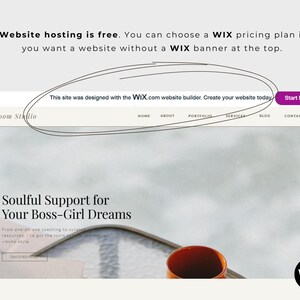 Elegant Feminine WIX Website Template for Coaches and Business ...