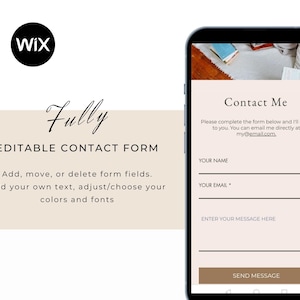Neutral Classic Feminine Wix Website Template - Etsy