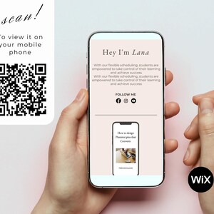 Neutral Classic Feminine Wix Website Template - Etsy