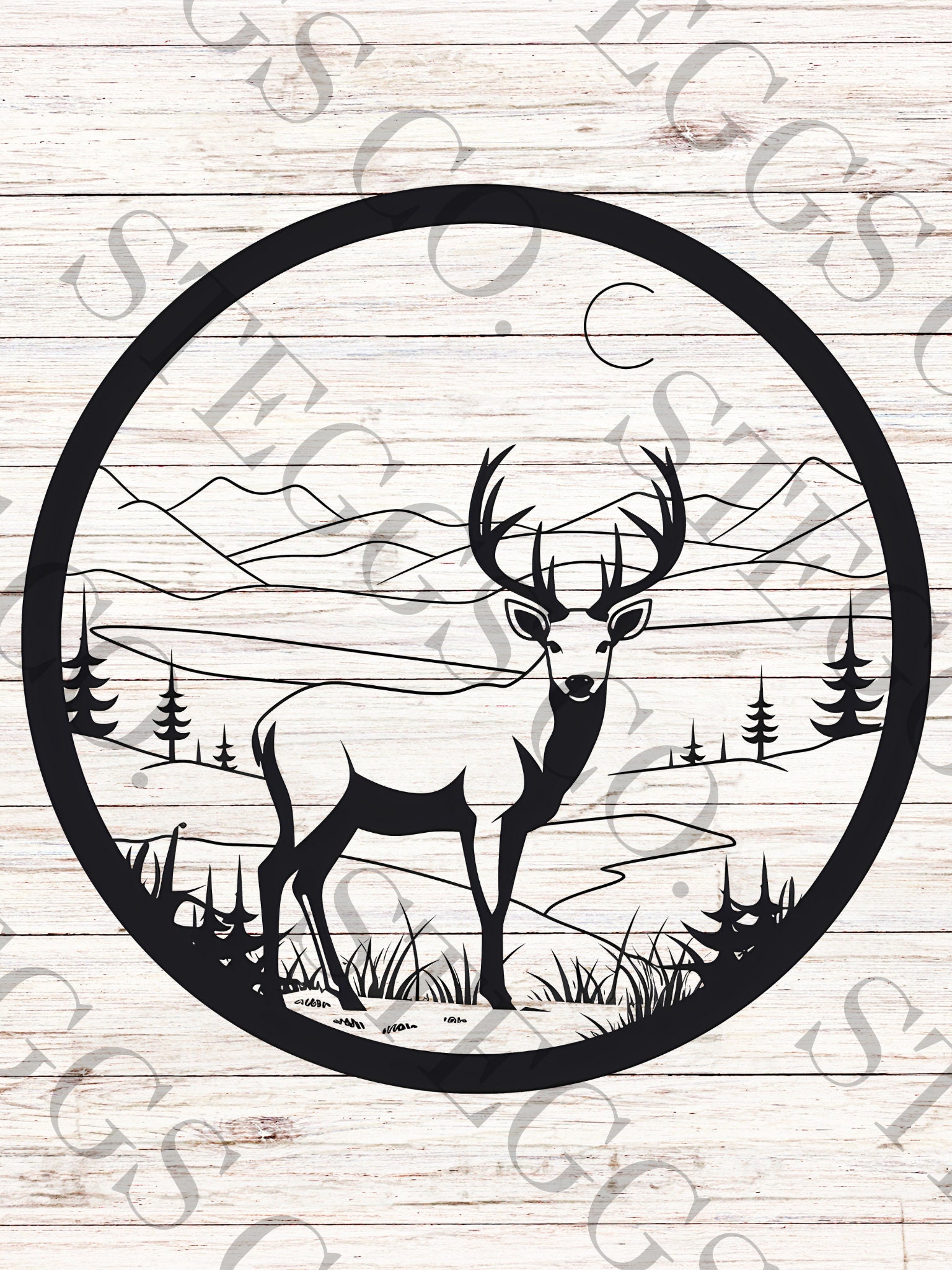 Deer SVG and PNG Bundle, SVG Files for Cricut, Commercial/craft Use ...