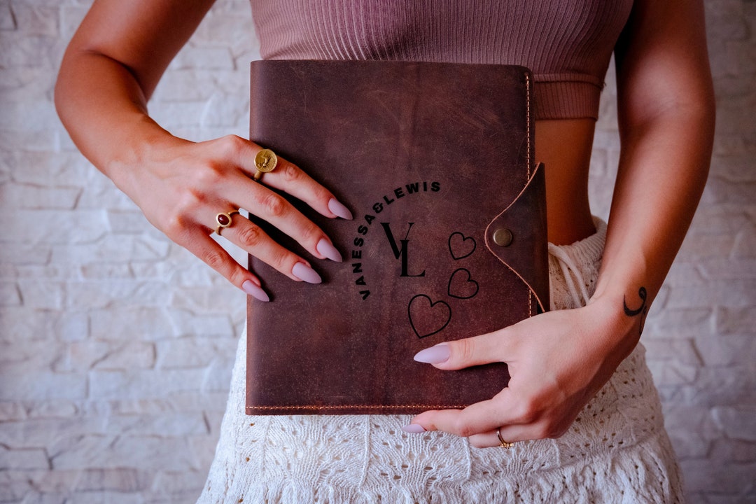 Personalized Leather Portfolio for Men,business Gift, Personalized Gift ...