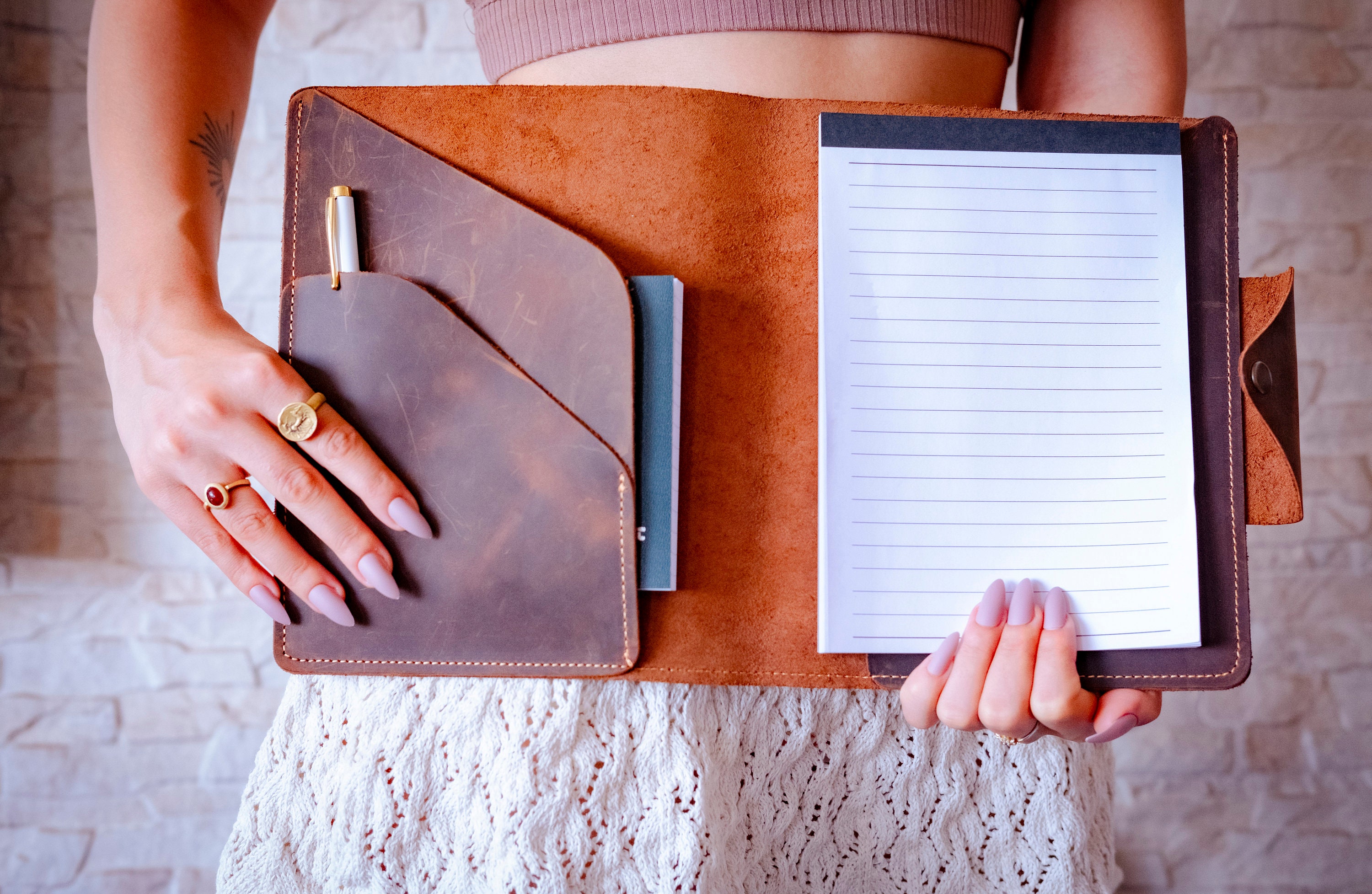 Personalized Leather Army Padfolio, Military Graduation Gift - Etsy