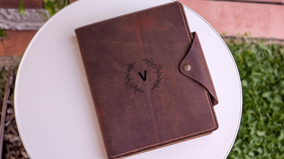 Personalized Leather Portfolio: Full-grain Padfolio, Corporate Gift - Etsy