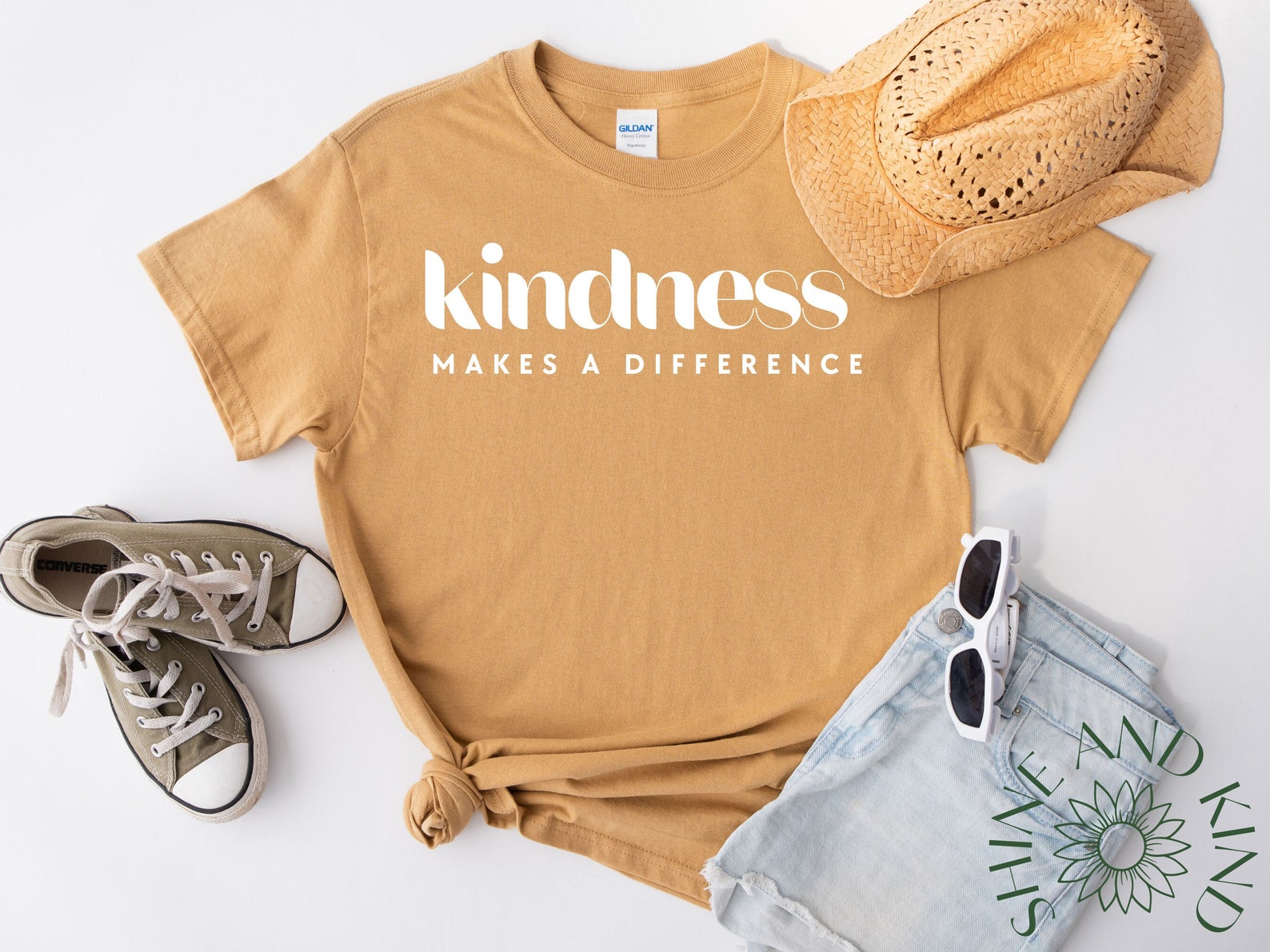 Kindness Makes A Difference SVG | Kindness SVG for Kindness T-shirts - Etsy