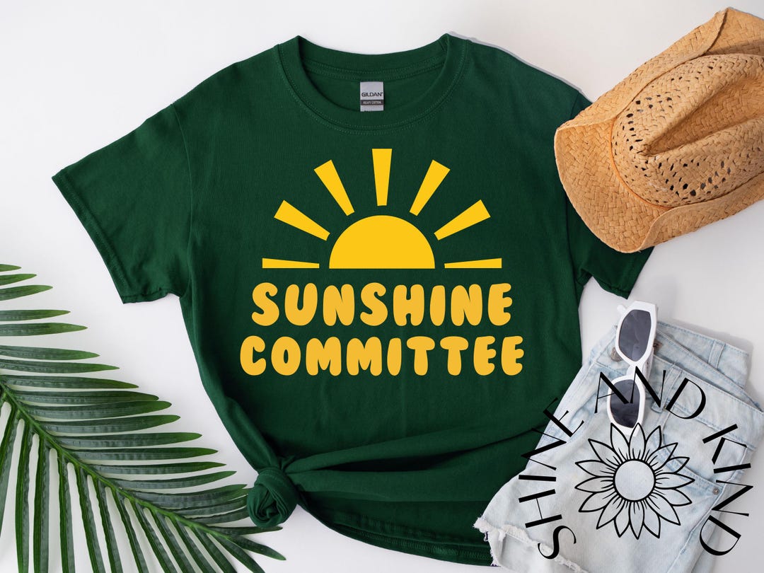 Sunshine Committee SVG | Sunshine Squad | Sunshine Cut File - Etsy