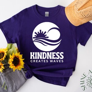 Kindness Creates Waves SVG Cut File and PNG File for Inspirational T ...