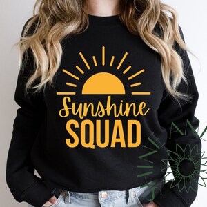 Sunshine Squad SVG for Sunshine Committee | Sunshine Committee Tees ...
