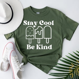 Stay Cool Be Kind SVG | Retro Kindness SVG for Kindness T-shirts - Etsy