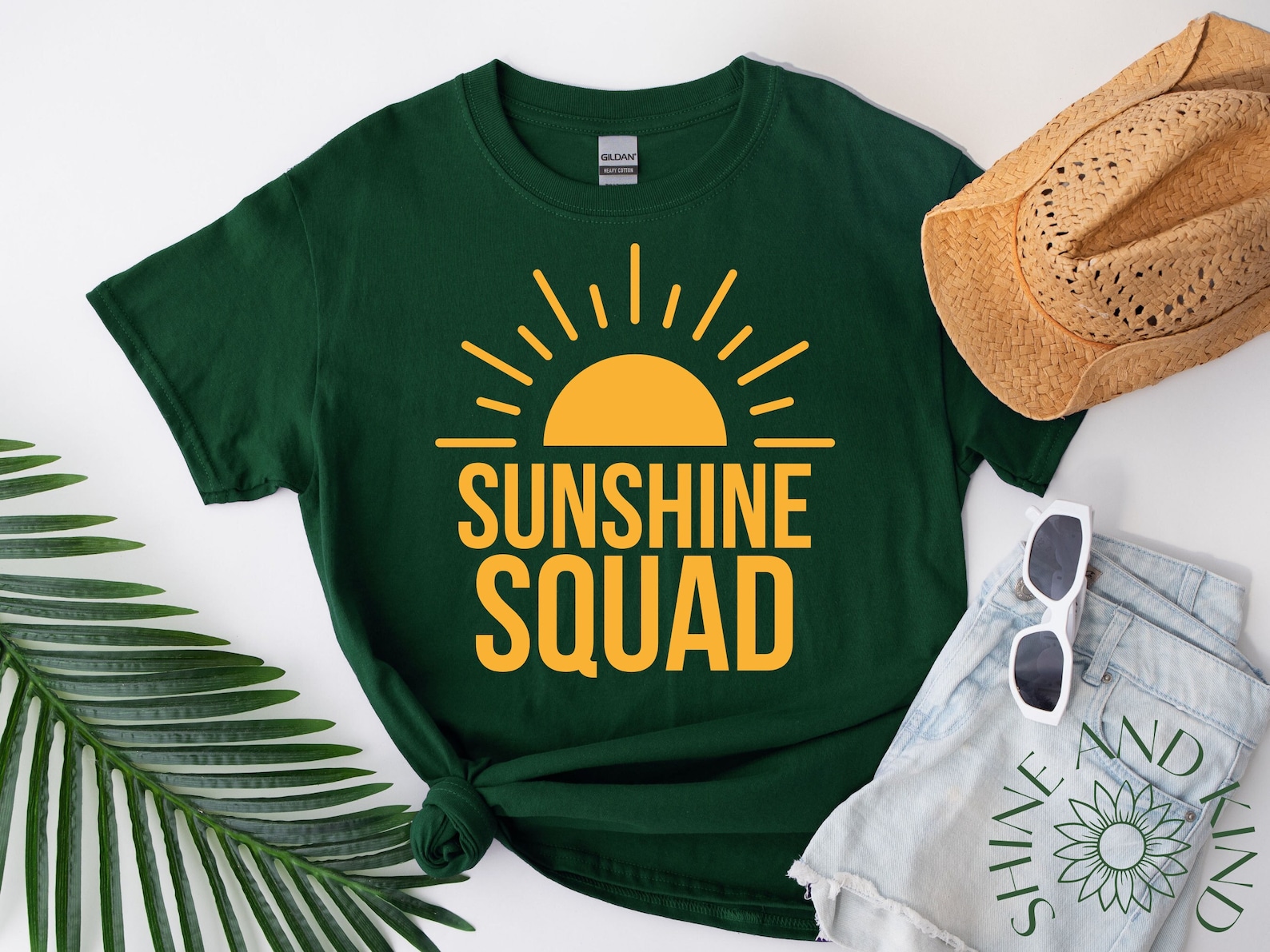 Sunshine Squad SVG Cut File and PNG File for Inspirational T-shirts ...