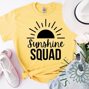Sunshine Squad SVG | Teacher Appreciation, Sunshine Committee Design ...