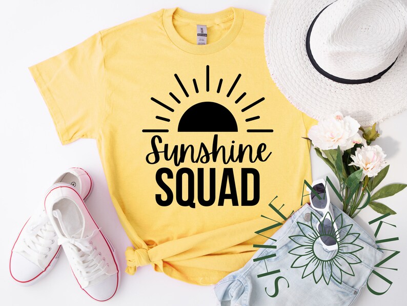 Sunshine Squad SVG for Sunshine Committee | Sunshine Committee Tees ...