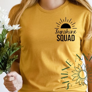 Sunshine Squad SVG for Sunshine Committee | Sunshine Committee Tees ...