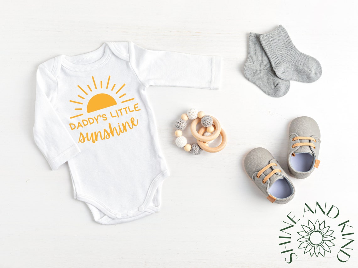Daddy's Little Sunshine SVG Cut File and PNG File | My Only Sunshine ...