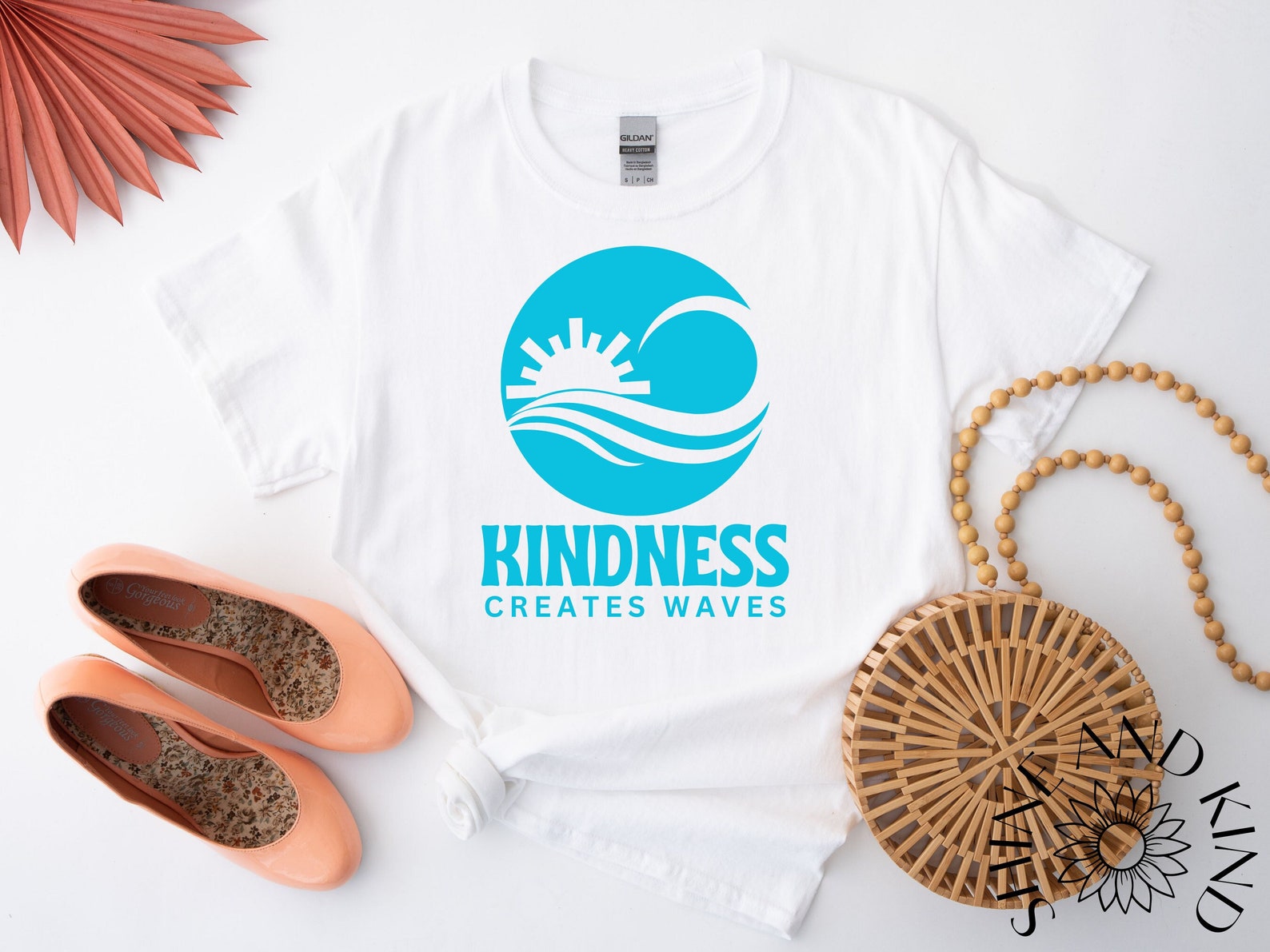 Kindness Creates Waves SVG Cut File and PNG File for Inspirational T ...