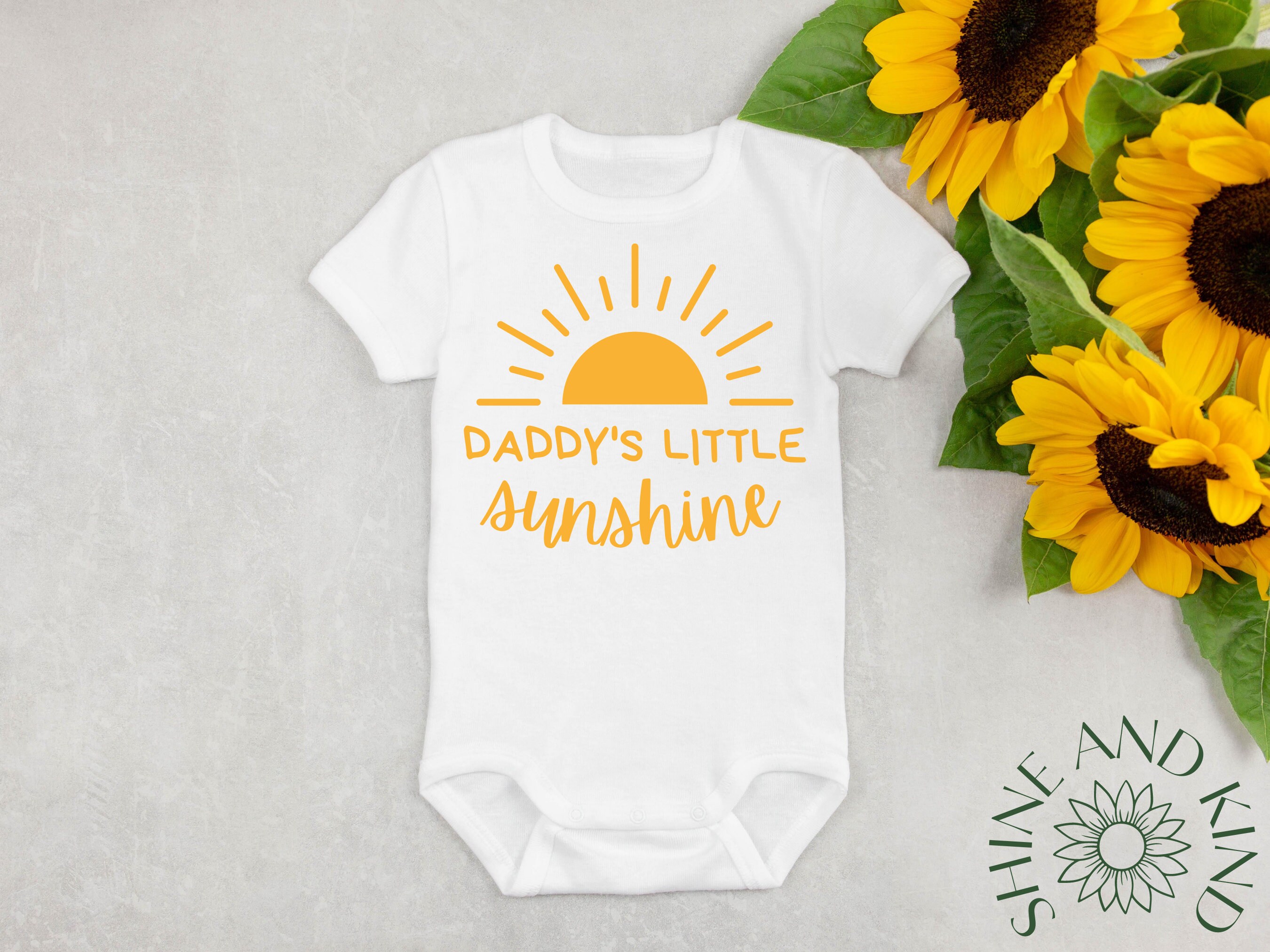 Daddy's Little Sunshine SVG Cut File and PNG File | My Only Sunshine ...