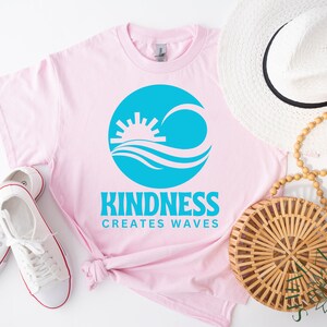 Kindness Creates Waves SVG Cut File and PNG File for Inspirational T ...