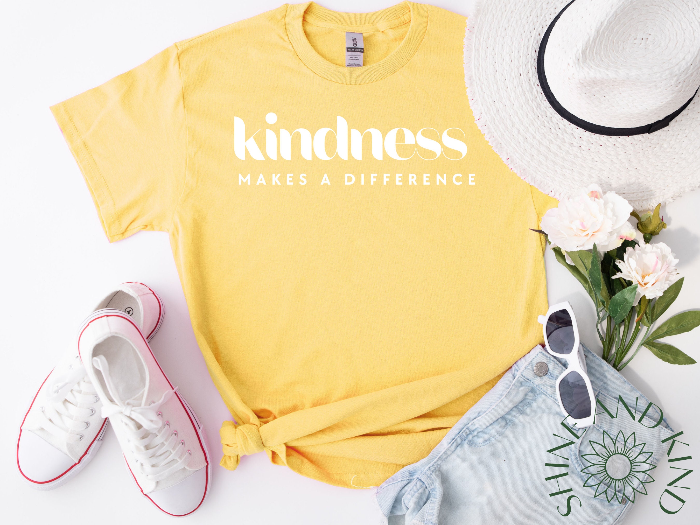 Kindness Makes A Difference SVG Kindness SVG for Kindness T-shirts - Etsy