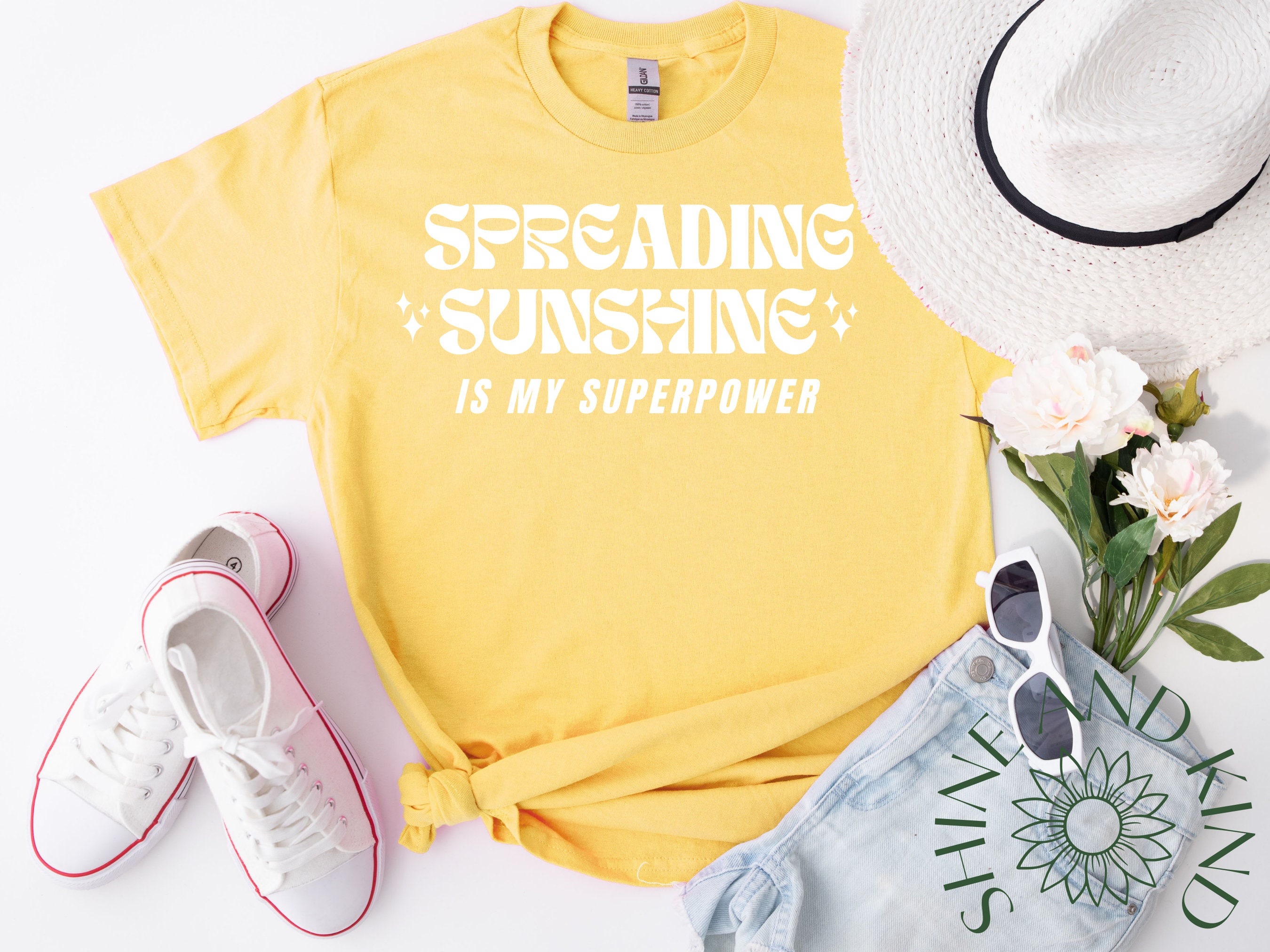 Sunshine Committee Bundle | Svgs for Positive Inspirational T-shirts - Etsy