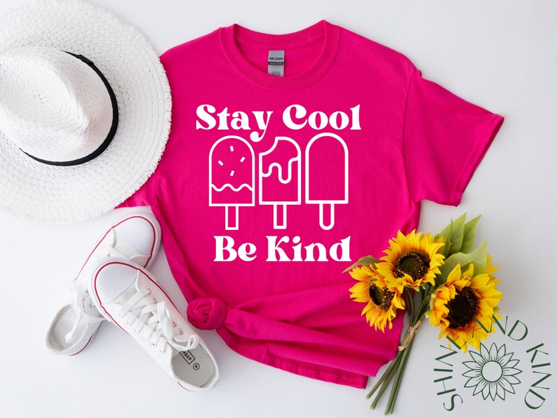 Stay Cool Be Kind SVG Retro Kindness SVG for Kindness - Etsy